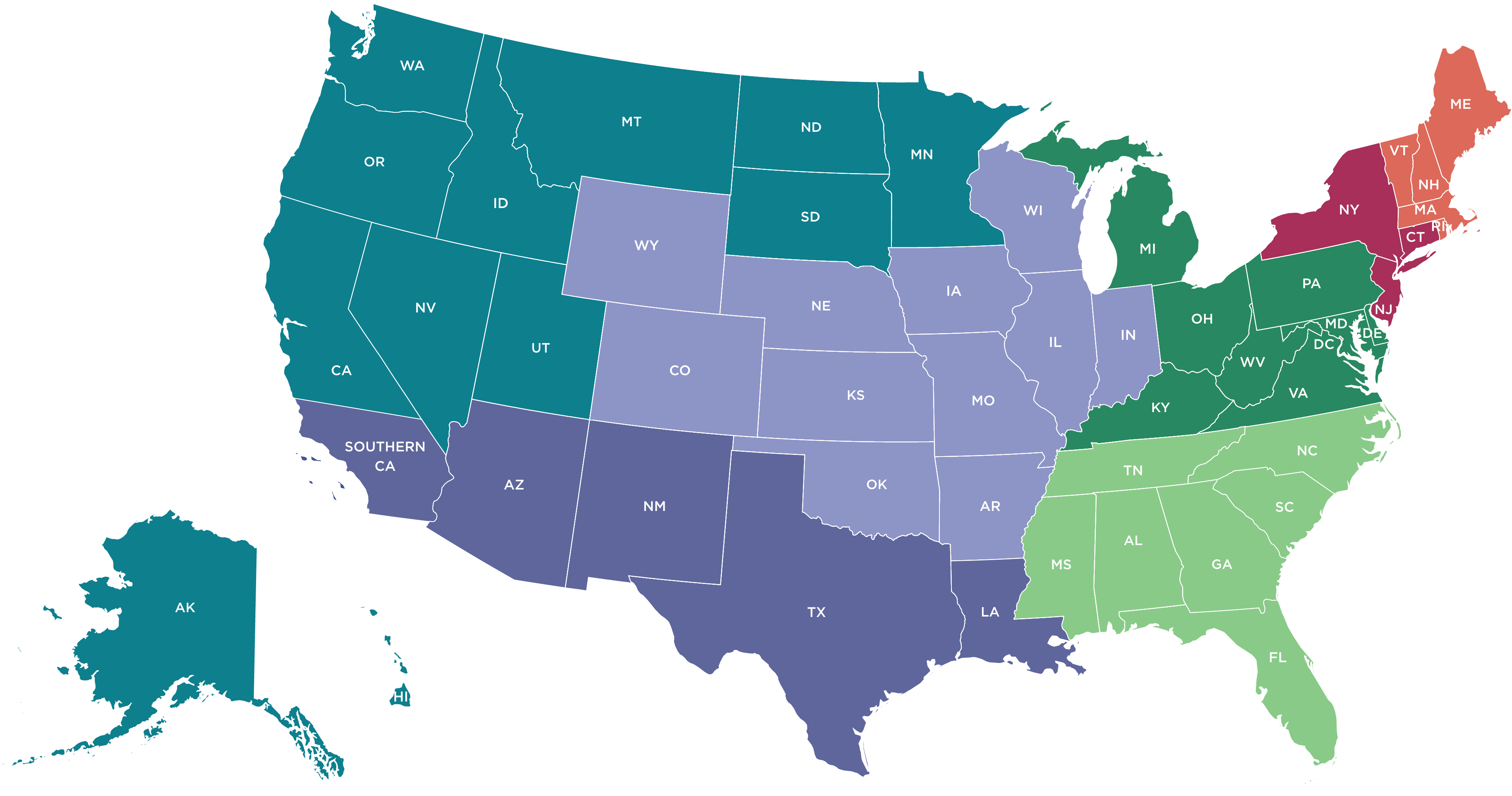 University Relations Regions - SIT Study Abroad